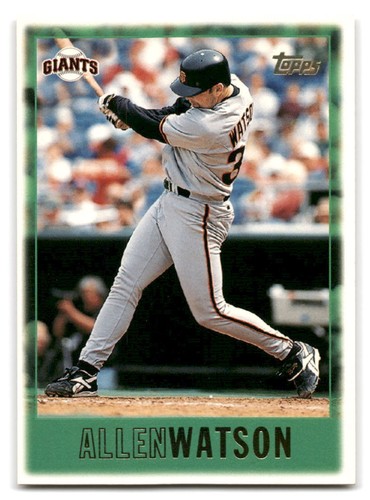 Allen Watson 1997 Topps #314 San Francisco Giants BASEBALL | eBay