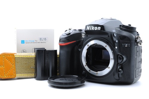 Near Mint Nikon D7200 24.2MP DSLR Digital Camera Black Body w/ Strap ...