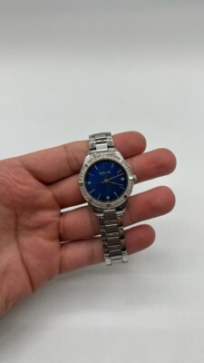 Bulova Women's Quartz Watch with Stainless Steel Strap, Silver, 15 ...