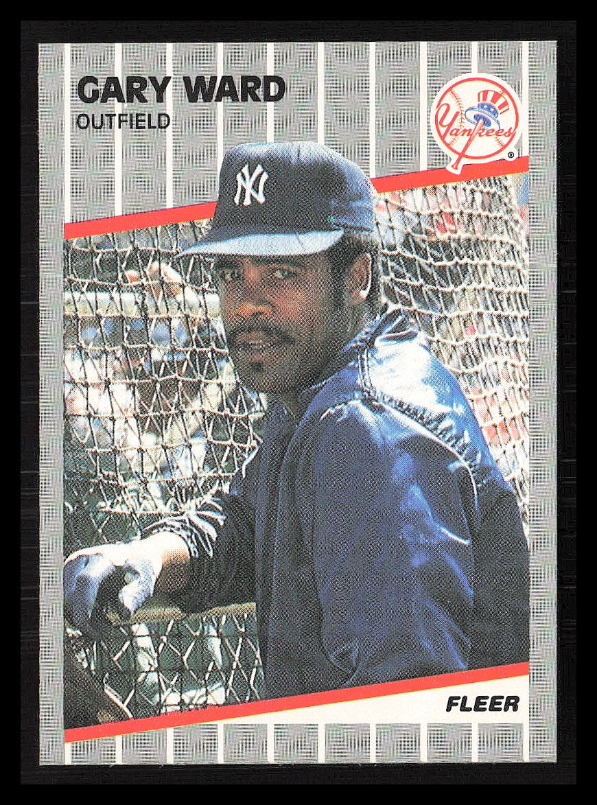 Gary Ward 1989 Fleer #273 New York Yankees | eBay