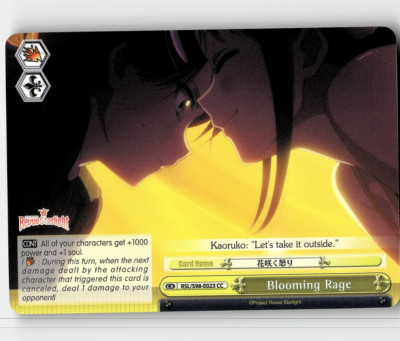 Weiss Schwarz Blooming Rage - Revue Starlight The Movie | eBay