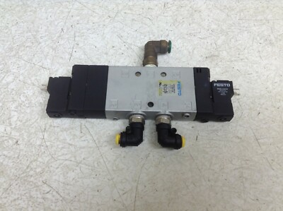 Festo CPE24-M1H-5/3G-3/8 170265 MSEB-3-24V DC Pneumatic Valve 24 VDC ...