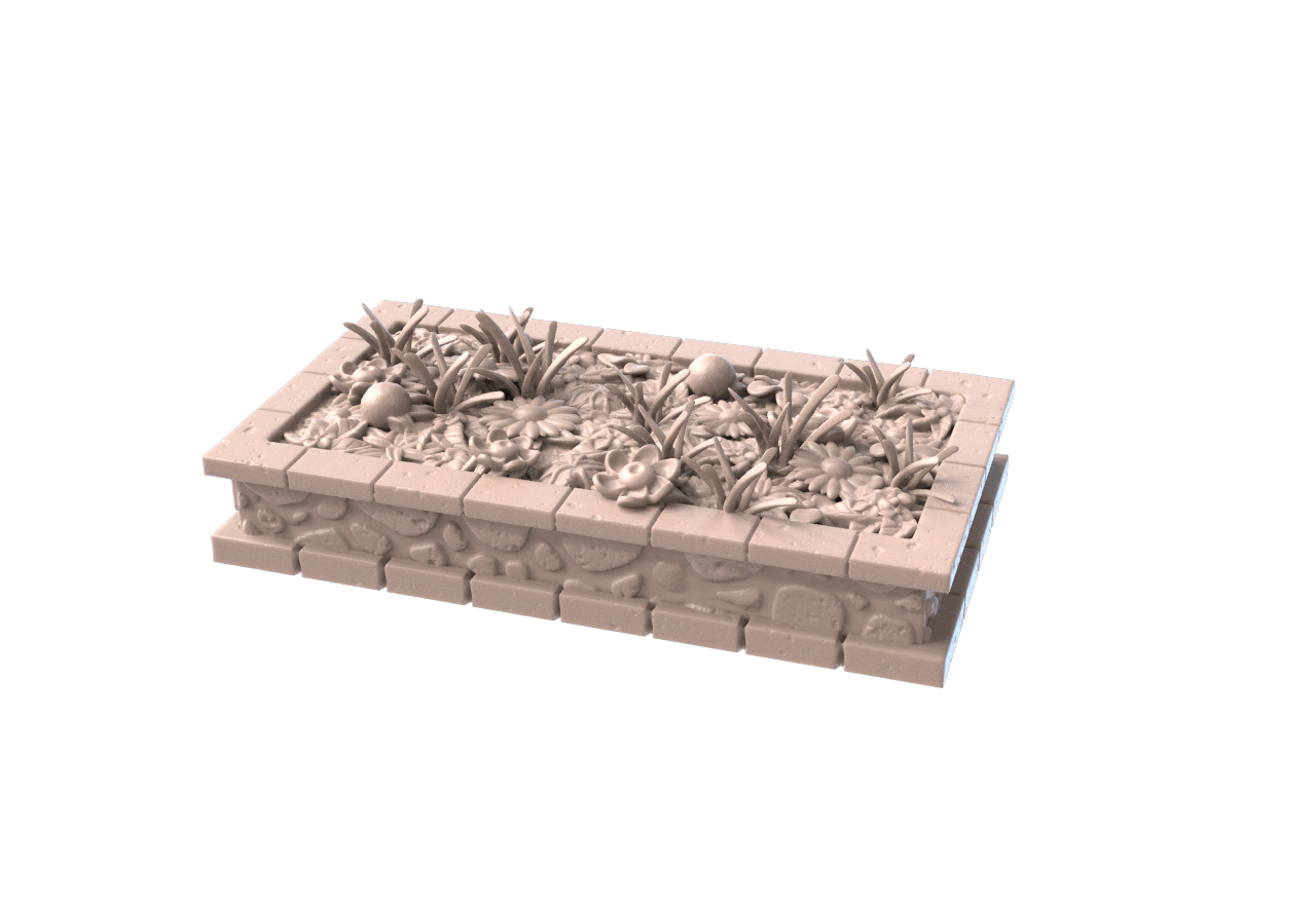 Fantasy Courtyard Palace DND Terrain Scenery Basing Scenic Diorama ...