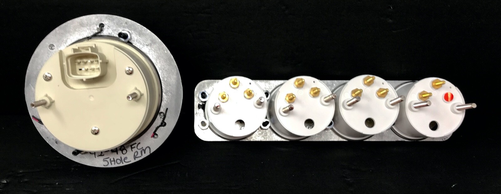 1942 1943 1944 1945 1946 1947 1948 Ford Car 5 Gauge Dash Panel Insert ...