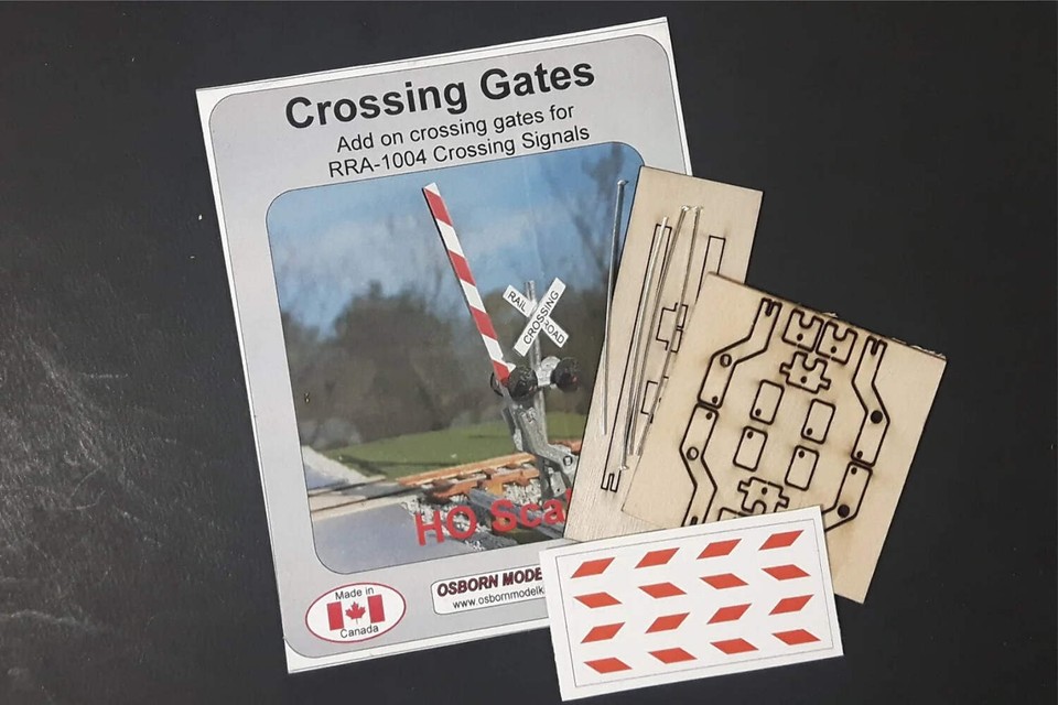 Osborn Model Kits 1114 HO Scale Crossing Gate Add On Kit | eBay