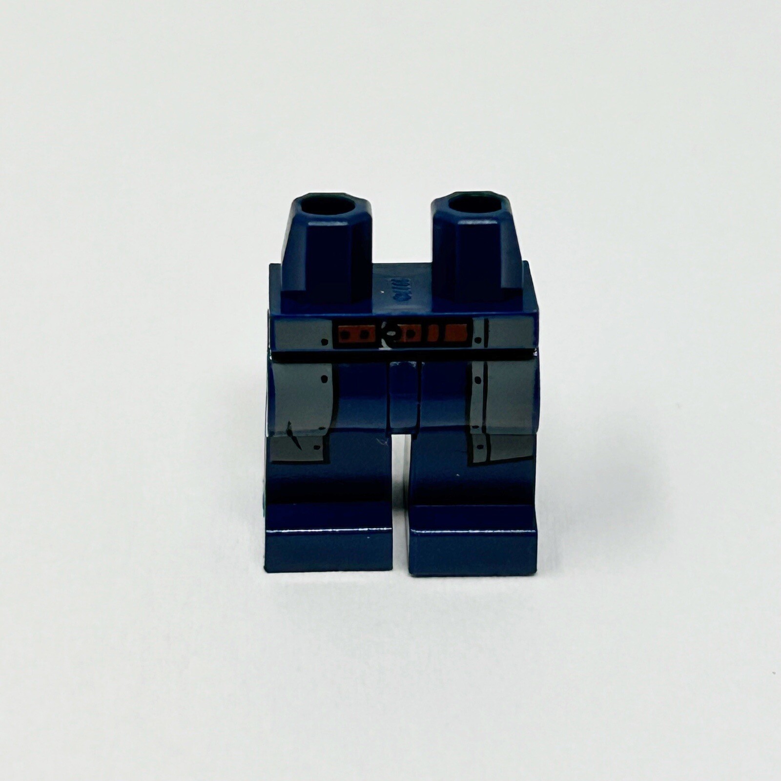 LEGO Minifigure Hips & Legs Dark Blue Bluish Gray Coattails Reddish ...
