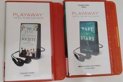 Lot of 2 Playaway Audiobooks "The Jane Austen Society" & Raft Of Stars ...