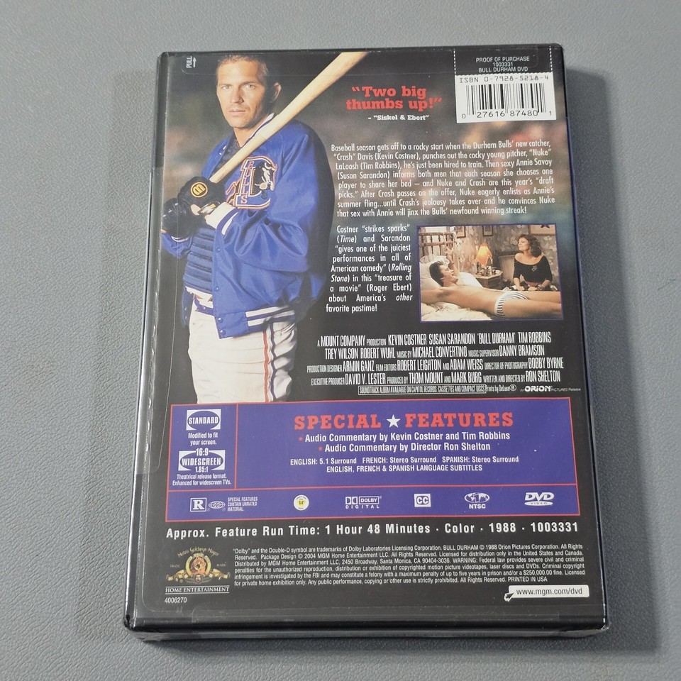 Bull Durham (DVD, 1998) 14381407822| eBay