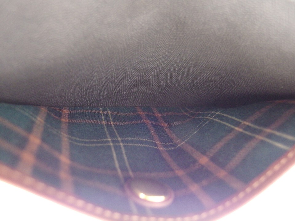 dunhill clutch bag herringbone PVC ?~ leather Authentic used T10570 | eBay