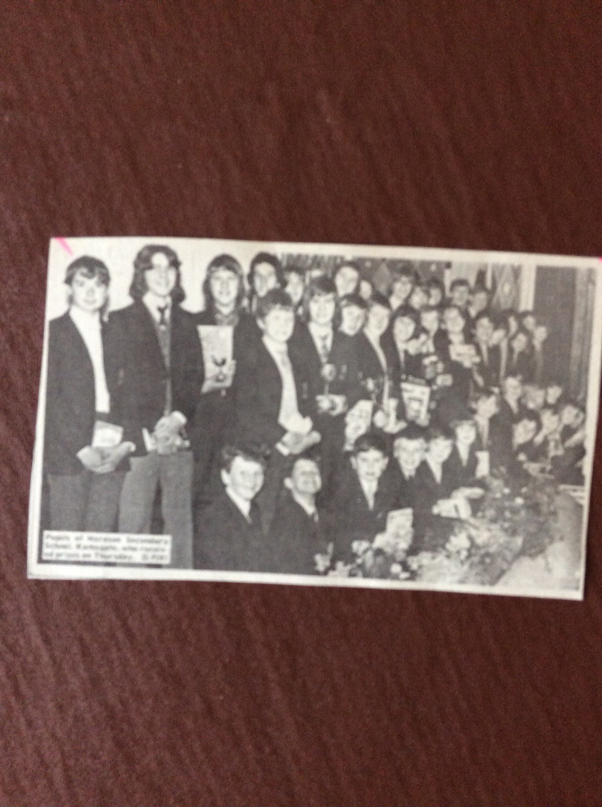 Q2b ephemera 1972 Picture Hereson Secondery School Ramsgate Boys Prize ...