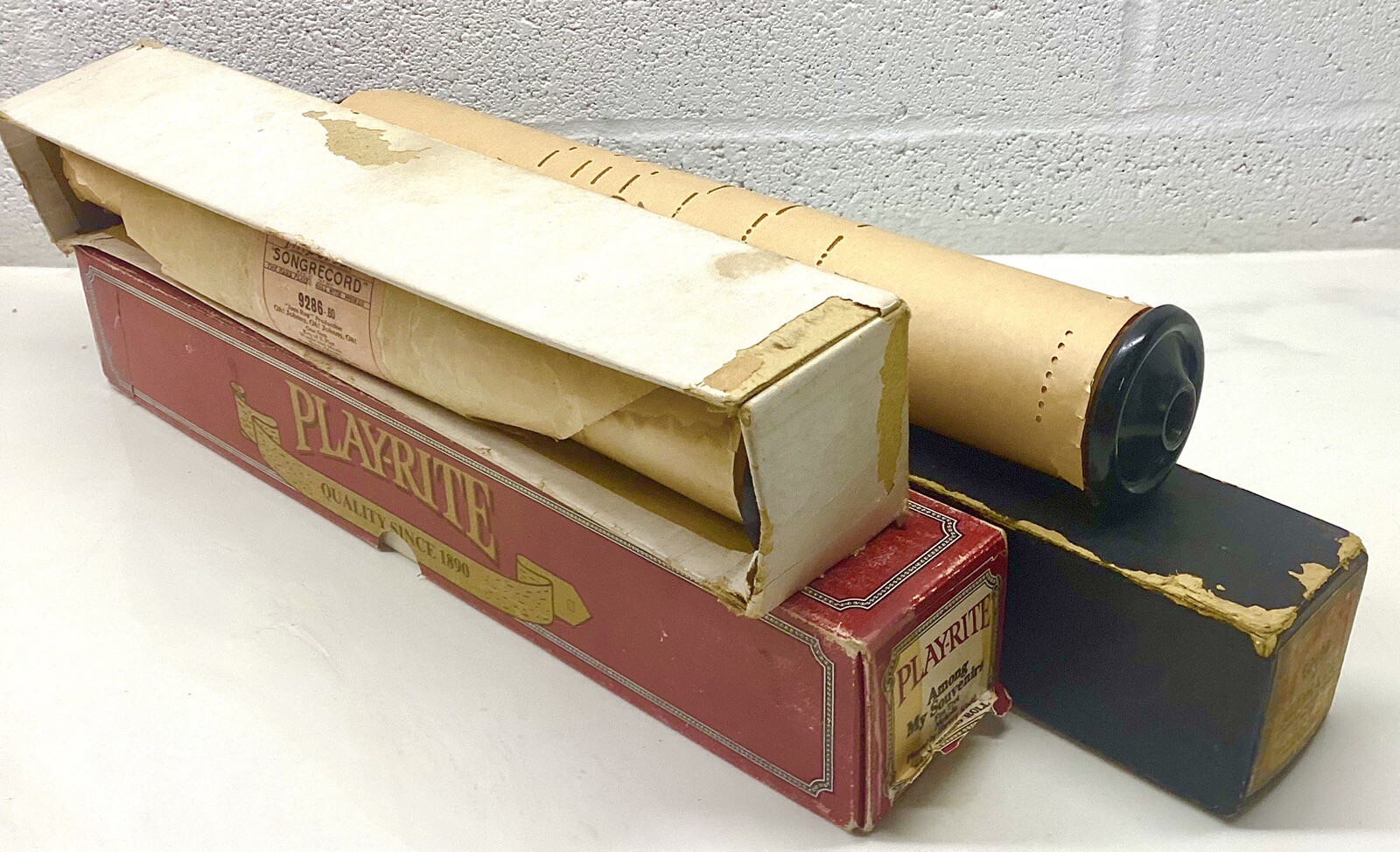 Vintage QRS Play-Rite Imperial Player Piano Word Roll (Lot Of 4 ...