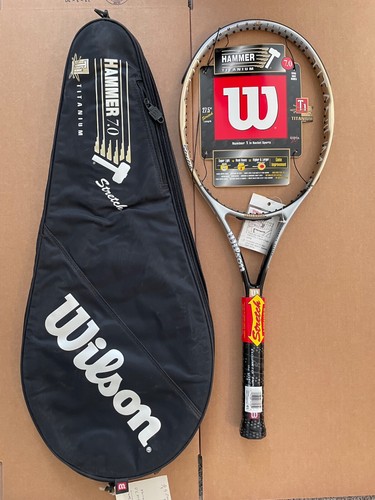 Wilson 7.0 Hammer Titanium Tennis Racquet Stretch midplus 95 sq. In | eBay