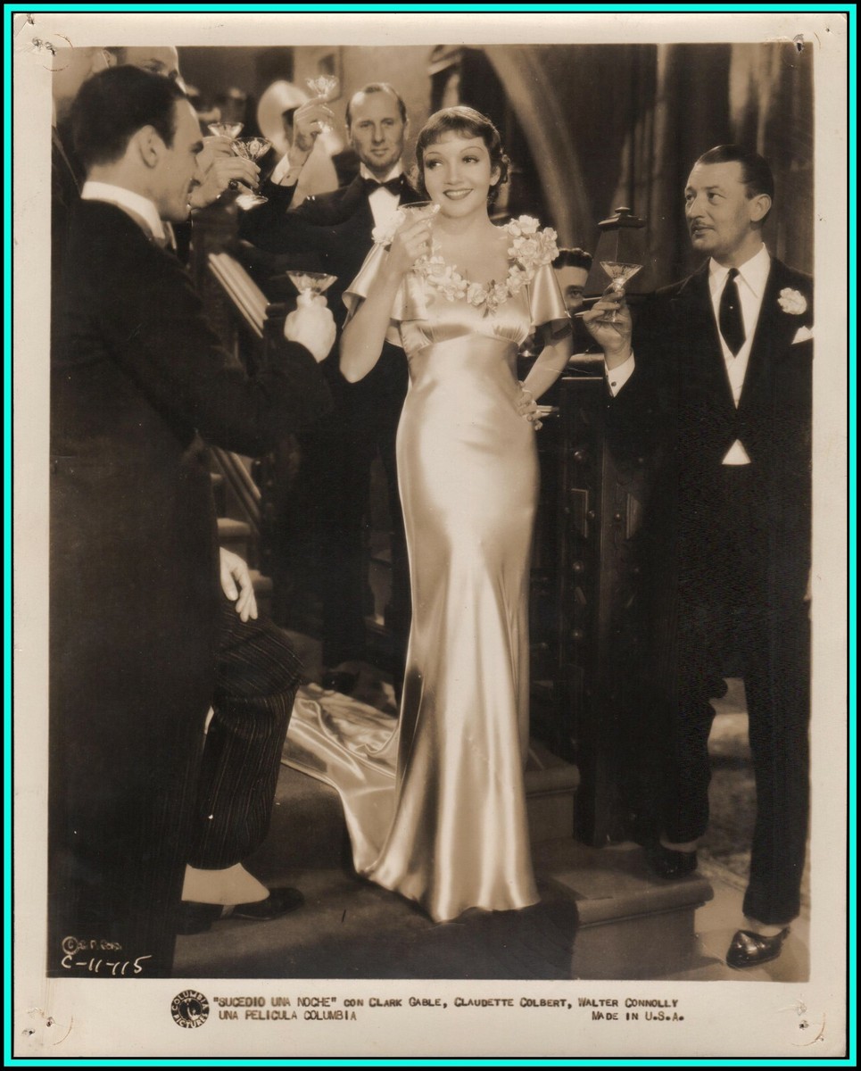 Claudette Colbert It Happened One Night Wedding