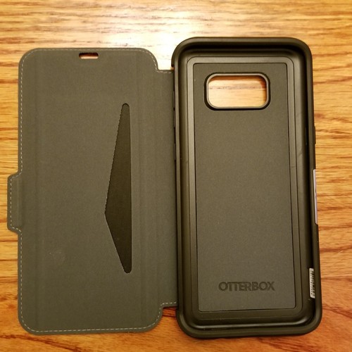 OtterBox Strada Series Folio Case for Samsung Galaxy S8 - Onyx Black ...