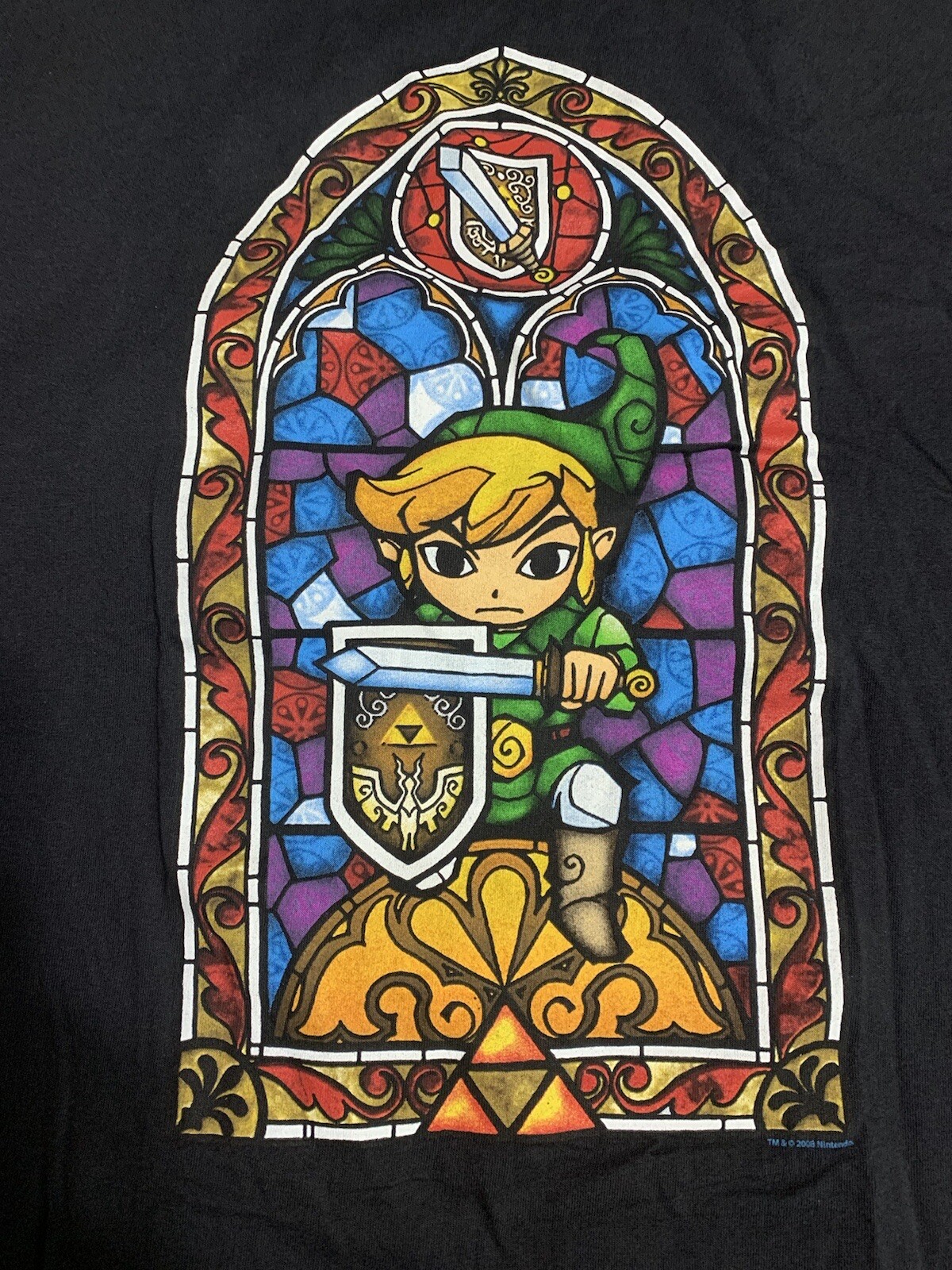 THE WIND WAKER The Legend of Zelda T-Shirt XXL Black … - Gem