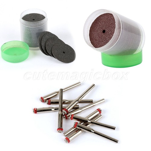 72x Resin Grinding Cutting Slitting Wheel Disc &3.175mm Mandrel Rotary ...