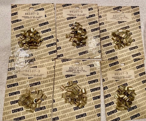 Crower Billet Performance 11/32" Stamped Valve Stem Keepers 86107-2 Lot ...