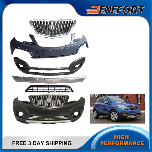 Front Bumper Upper Lower Grille Set W/O Park Sensors For 2013-2016 ...