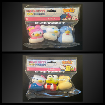 Duckz Hello Kitty & Friends Keroppi Tuxedosam My Melody Cinnamoroll 3 ...