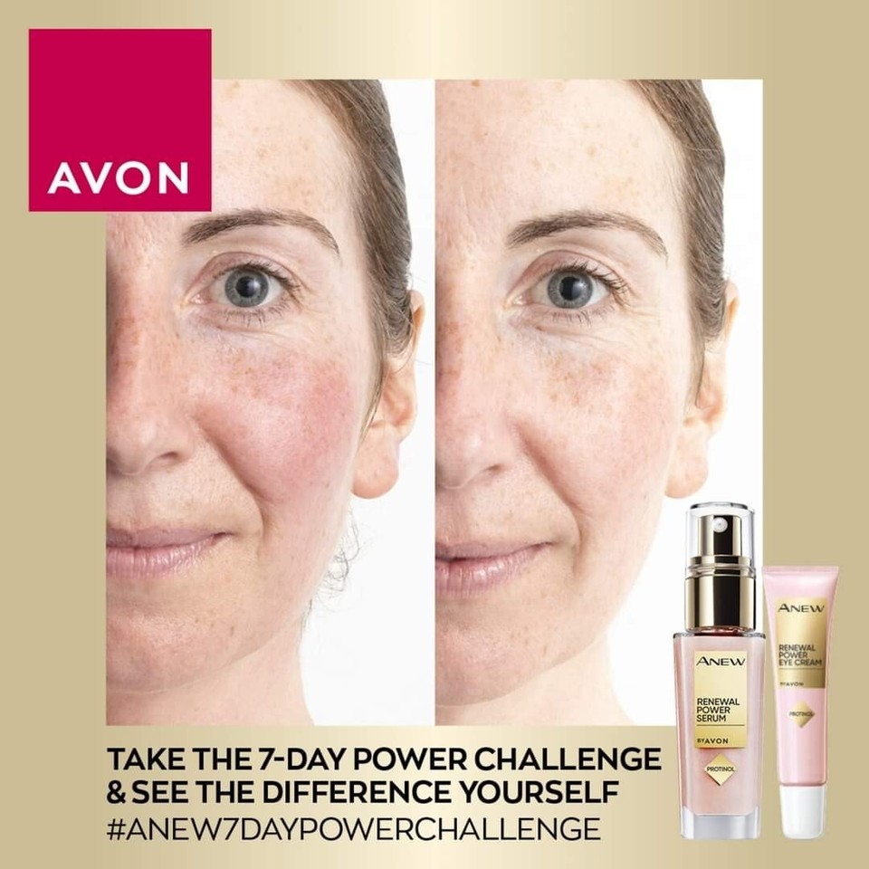 Avon Anew Skin Renewal Power Pack | Full Size Serum, Eye & Face Cream ...