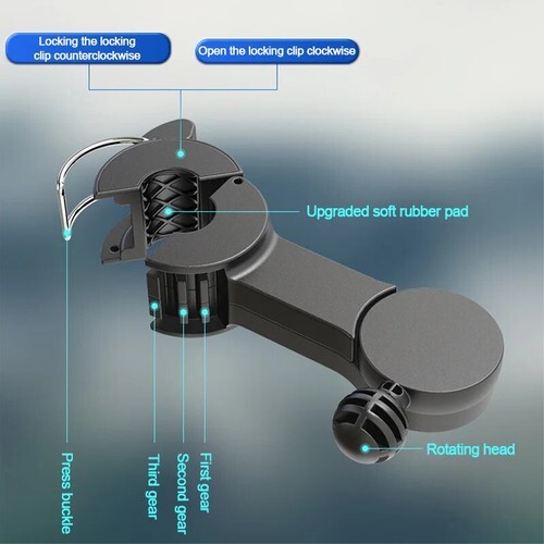 1pc 3-Speed USB 180cm Cable Auto Car Rear Seat Headrest Double Head ...