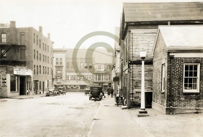 South Street at Appleton Street Lowell MA © 1927 #2 Reprint from Scan ...