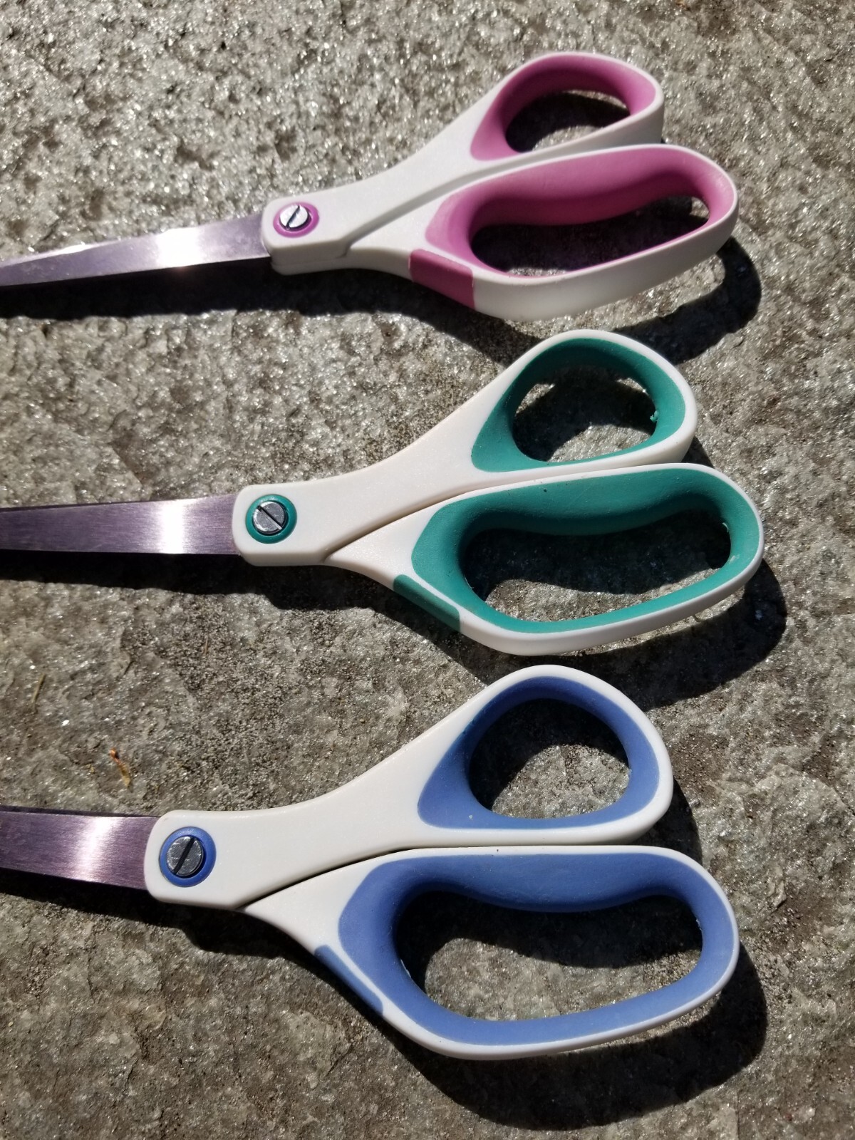 (3) Titanium 3M Scotch Precision Ultra Edge 8" Scissors Lifetime ...