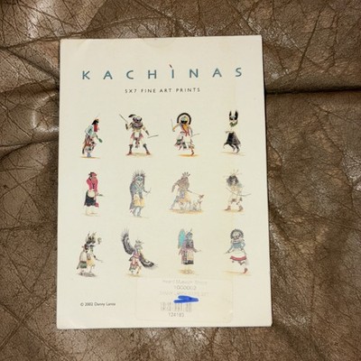 Kachinas 5"x7" Fine Art Prints 12 by Danny Lanza Navajo-Hopi Artist ...