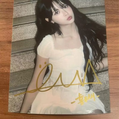 LE SSERAFIM Hong Eunchae Autograph Photos Signature Fidelity Gifts 6 ...