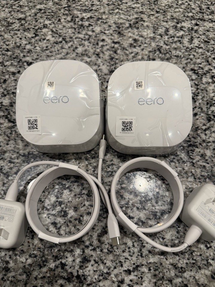 Eero 6 WiFi 6 Mesh Router 2-Pack Open Box, Tested, Factory Reset ...