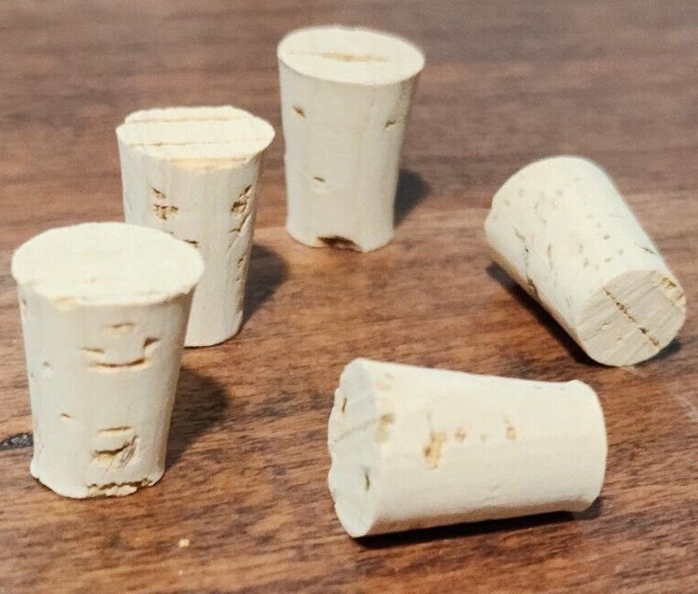 #1 Size 10 Count Cork Stoppers - BRAND NEW FisherBrand USA Vintage ...