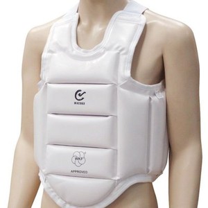 WKF Approved Karate Childrens Chest Guard Body Armour Protection Junior ...
