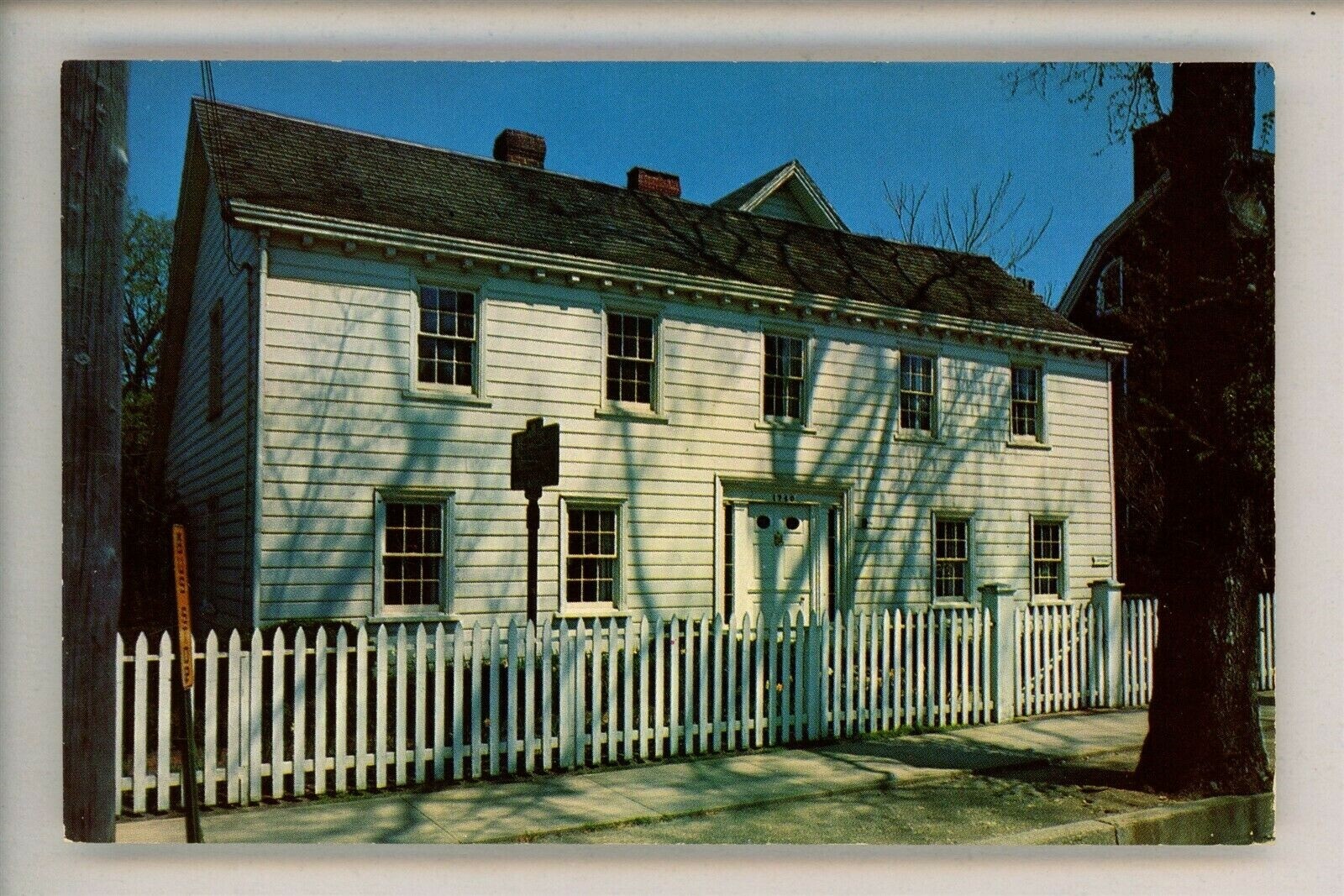 New York NY postcard Oyster Bay Long Island Raynham Hall chrome | eBay