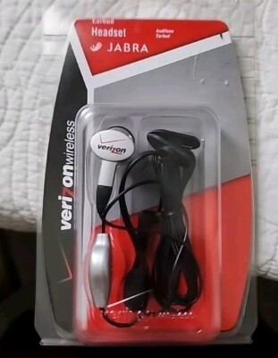NEW IN BOX JABRA EARBUD HEADSET VERIZON WIRELESS VZWBUD-1 | eBay