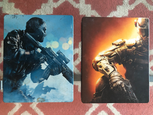 STEELBOOKS Call Of Duty Black Ops III Hardened Edition & Ghosts PS4 ...