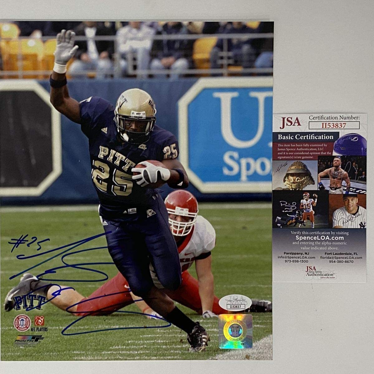 Autographed/Signed LESEAN MCCOY Pittsburgh Panthers 8x10 College Photo ...