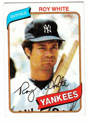 1980 TOPPS #648 ROY WHITE New York Yankees Baseball Card | eBay