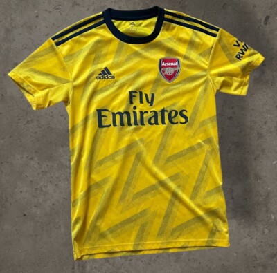 Arsenal Shirt Medium Yellow Away Kit 2019 2020 Adidas Bruised Banana ...