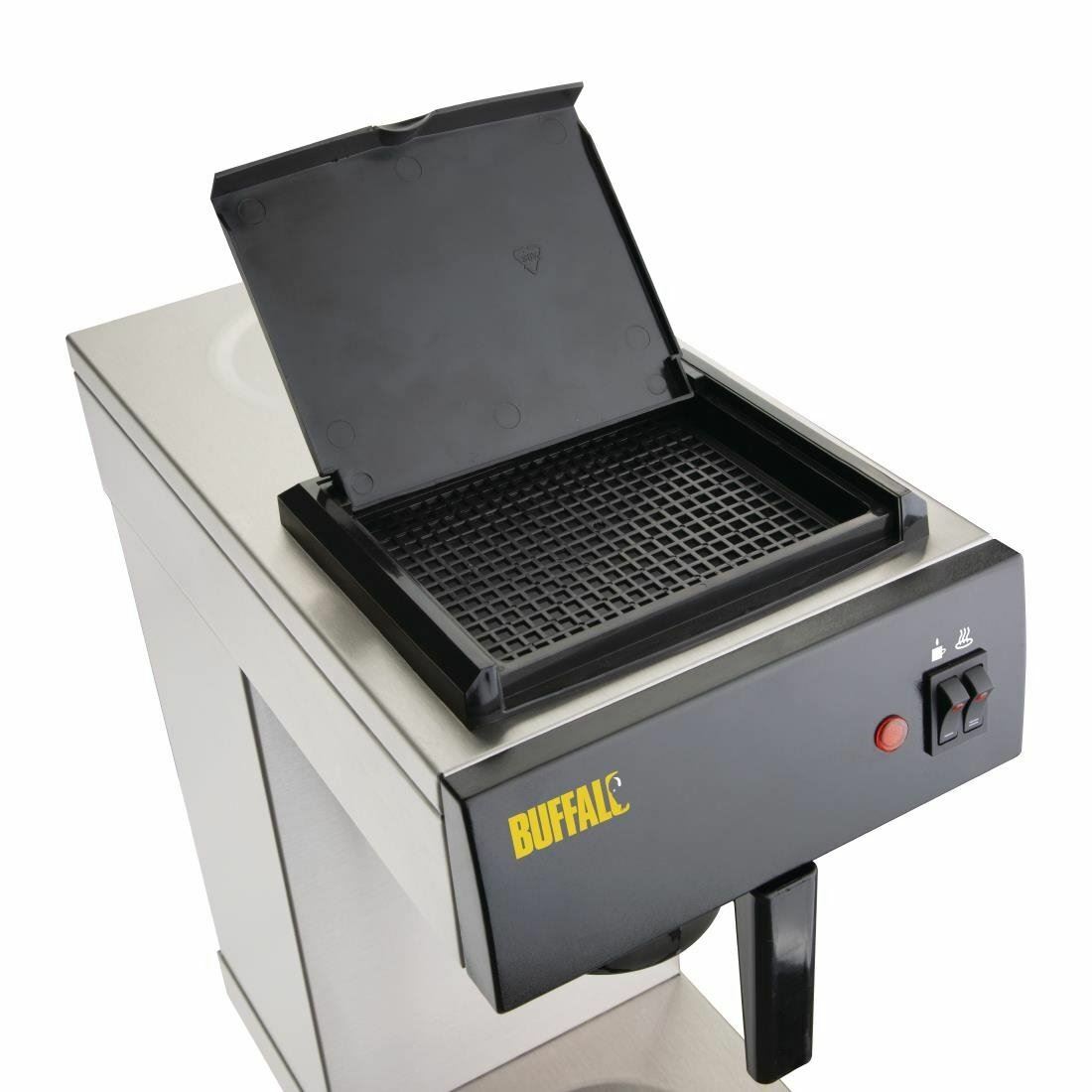 Buffalo Filter Coffee Machine in Silver Stainless Steel - 220-240 V ...