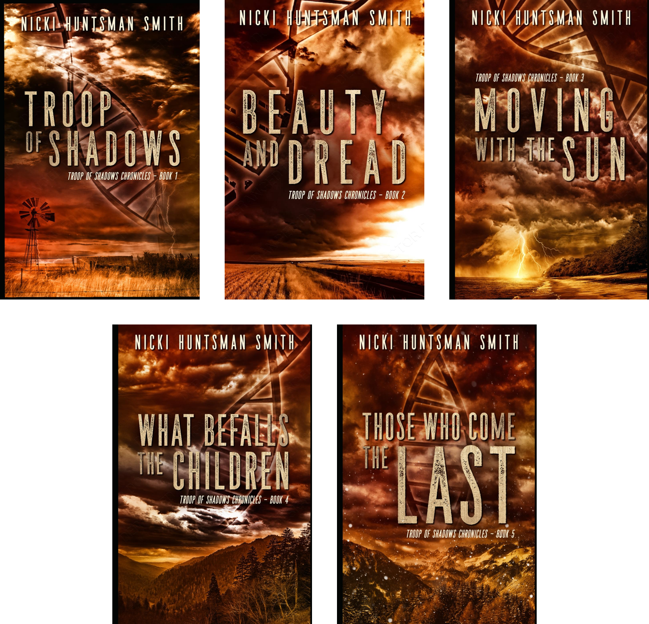 Nicki Huntsman Smith Troop of Shadows 5-Book Paperback Collection | eBay