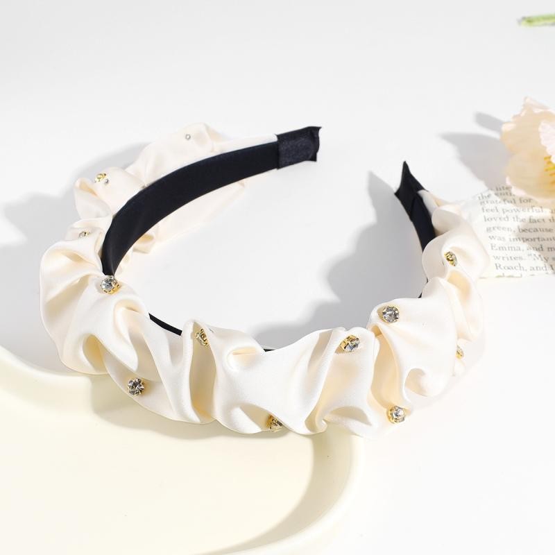 Fashion Ruffle Hair Hoop Hair Bands For Women Girls Headbands Wide ...