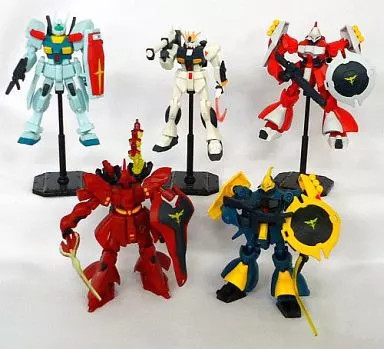 Mini Figur Alle 5 Typen Set "HG Serie HMS Selection IX / Mobile Suit ...
