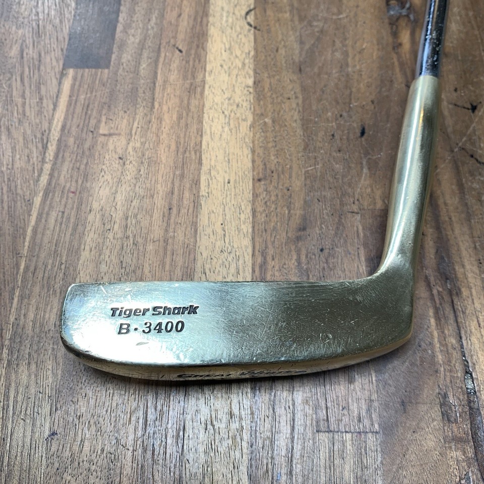 Tiger Shark B 3400 Heel Shafted Blade Putter Right Handed 35” | eBay