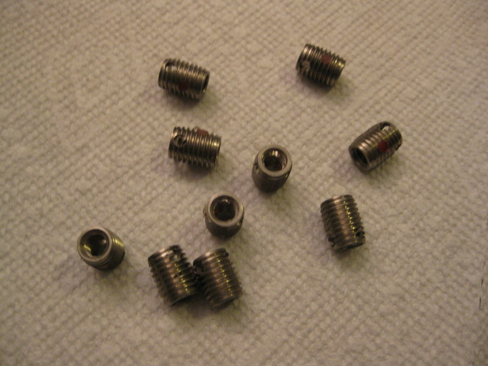 NYLOK 1/4-20 Tap-Lok Hole Series Stainless Thread Inserts 31/64" Lg ...