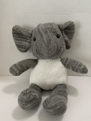 Spark Create Imagine Knitted Elephant Rattle Plush | eBay