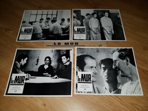 Lot de 8 photos d'exploitation de cinéma du film: LE MUR de 1967 | eBay