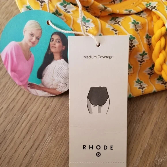 NWT Rhode Yellow Floral One Piece Swimsuit Size 3X | eBay