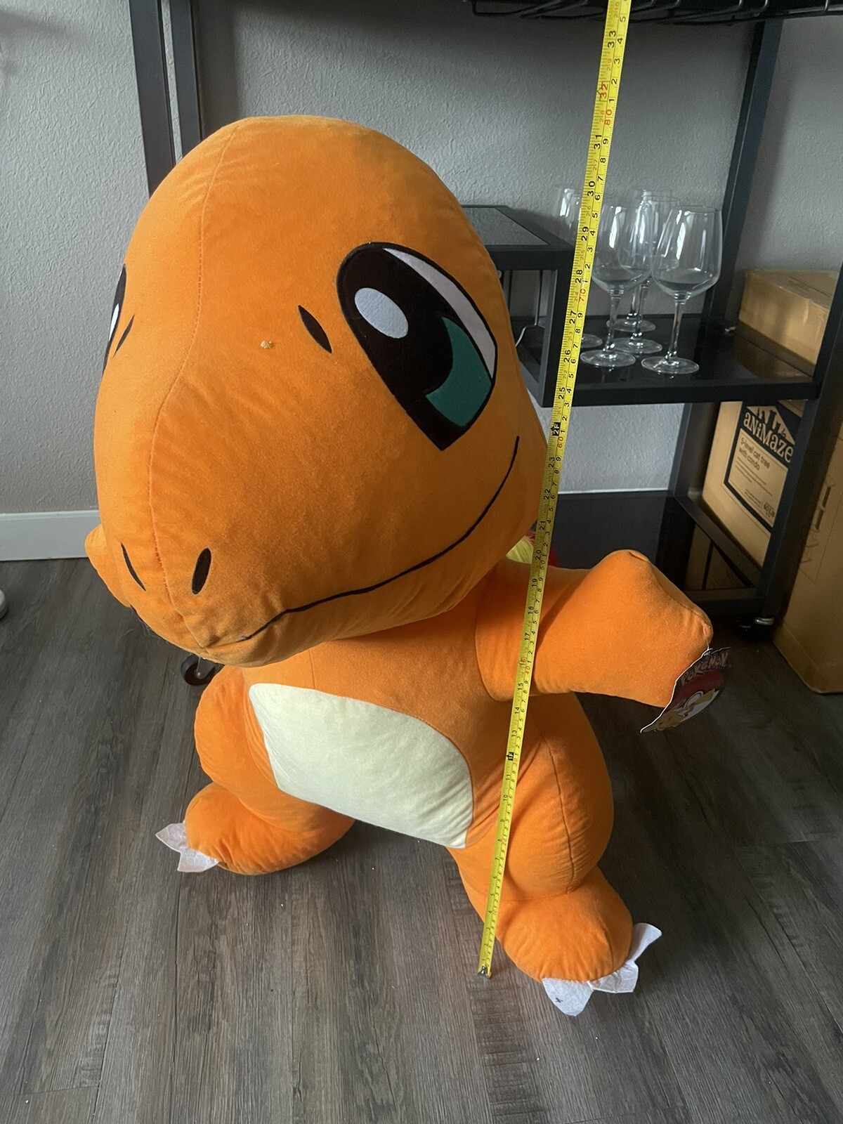 Pokemon Charmander 32" Rare Giant/Jumbo/XL Firm Plush Officially ...