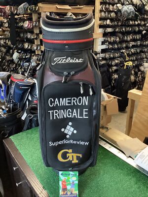 Titleist Georgia Tech Golf Staff Bag 6 Dividers (Cameron Tringale) | eBay