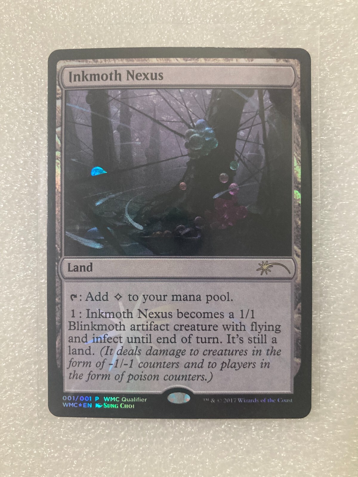 Magic 2017 MTG WMQ 002 FOIL Inkmoth Nexus WMCQ Promo Cards QUALIFIER ...